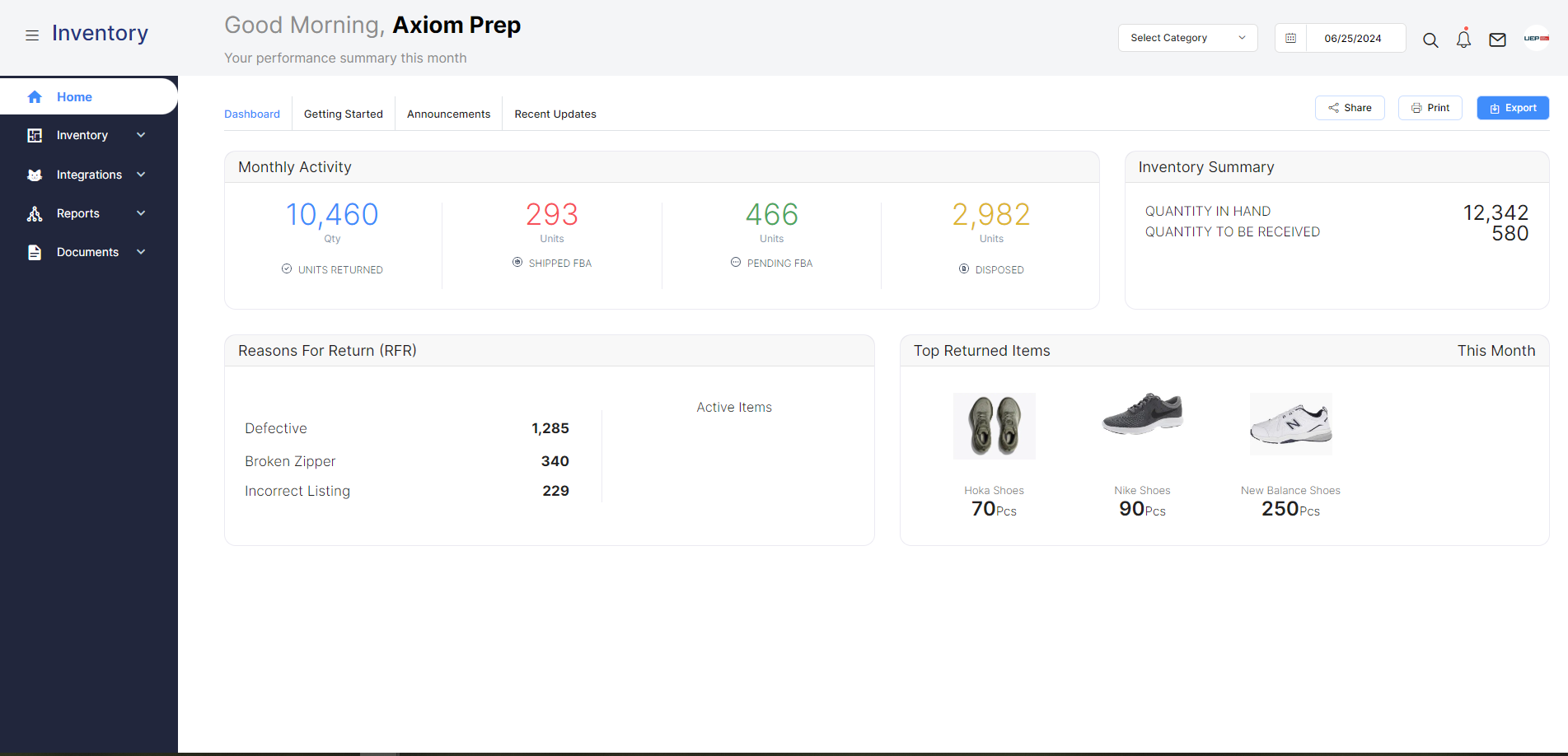 Software - Axiom Return Solutions